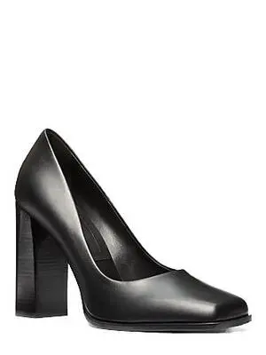 Michael Kors Jeanne Leather Pump Black