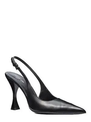 Michael Kors Isabella Leather Slingback Pump - Black