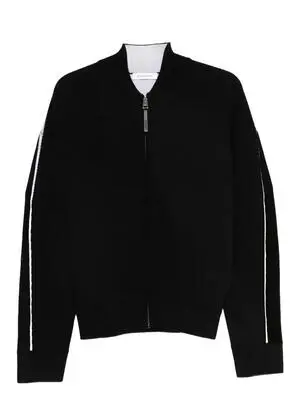 Givenchy Zipped Cardigan With Couture Seam - Black