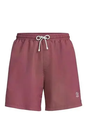Brunello Cucinelli Drawstring Swim Shorts - Red