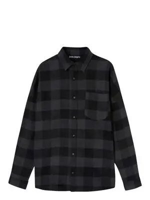 Palm Angels Logo-print Shirt - Black