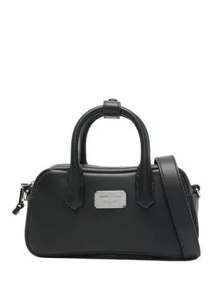 Emporio Armani Logo-plaque Mini Bag - Black