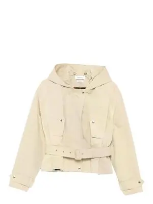 Alexander McQueen Belted Peplum Jacket - Neutrals