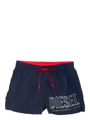 DIESEL® Drawstring Swim Trunks - Blue