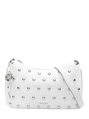 Michael Kors Studded Shoulder Bag - White