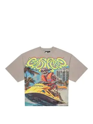 GODSPEED Wave Runner Short-sleeve T-shirt - Grey