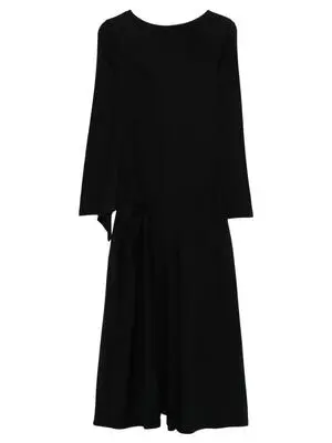 Yohji Yamamoto 2000s Long-sleeve Dress - Black