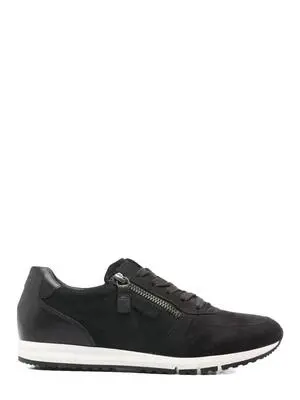Gabor Zip-up Lace-up Sneakers - Black