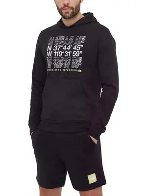 The North Face Printed Hooded Sweatshirt - Black