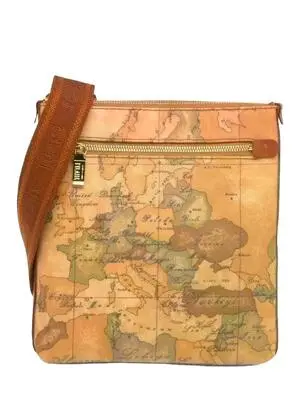ALVIERO MARTINI 1° CLASSE Map-print Crossbody Bag - Neutrals