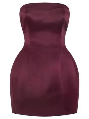 NICHOLAS Kaline Strapless Mini Dress - Purple