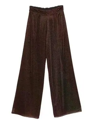 Oseree Wide-leg Trousers - Brown