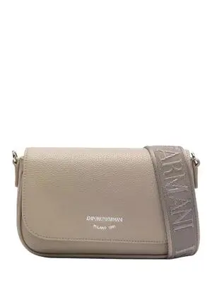 Emporio Armani Logo-print Crossbody Bag - Neutrals