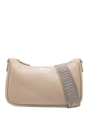 Emporio Armani Logo-strap Crossbody Bag - Neutrals
