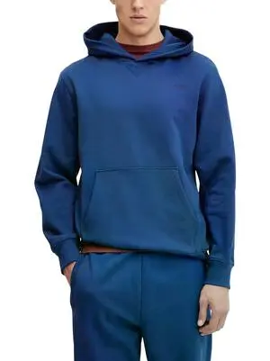 The North Face Logo-embroidered Hoodie - Blue