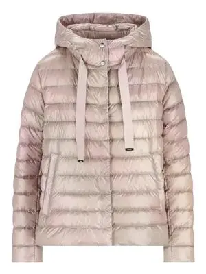Herno Quilted Hooded Jacket - Pink