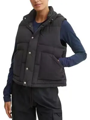 The North Face Hooded Padded Jacket - Black