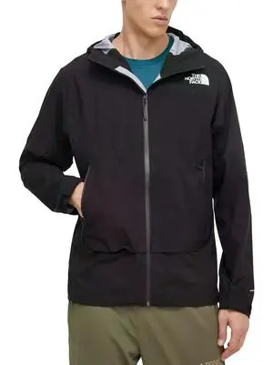 The North Face Hooded Jacket With Logo - Black