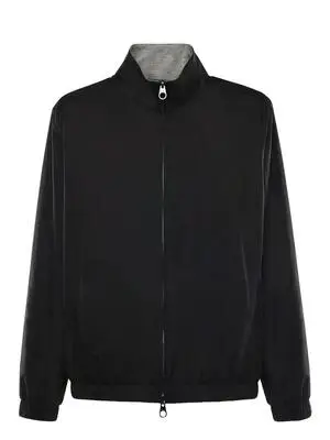 Loro Piana Zip-up Bomber Jacket - Black