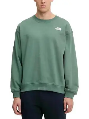 The North Face Logo Print Crewneck Sweatshirt - Green