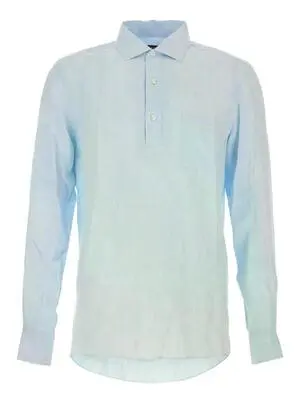 Zegna Button Shirt - Blue