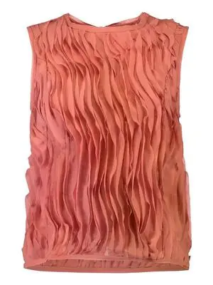 Ulla Johnson Celina Ruffled Top - Pink
