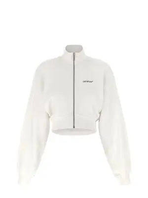 Off-White Arrow Flower Sweatshirt - White