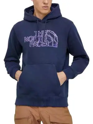 The North Face Graphic Print Hoodie - Blue