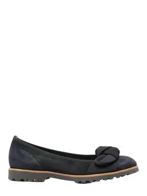 Gabor Philosophy Bow-detail Flat Pumps - Black