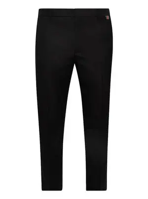 Gucci Canvas Pant With Web Detail - Black