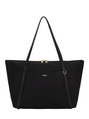 Tumi Q Tote - Black/gold