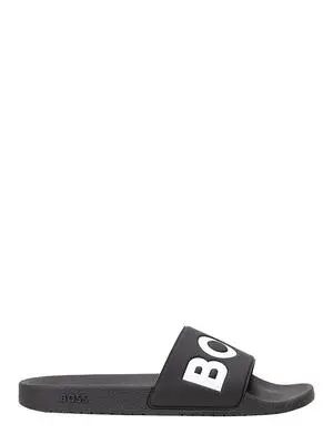BOSS Aryeh Slide Sandals - Black