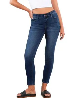 HINT OF BLU Ankle Skinny Jeans - Hampton