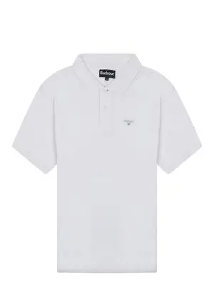 Barbour Polo With Logo - White