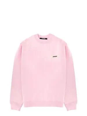 Jacquemus Grosgrain Logo Sweatshirt Pink