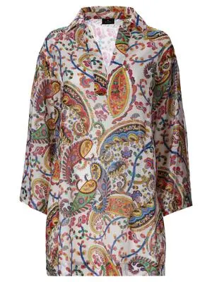ETRO Mini Dress With Paisley Print
