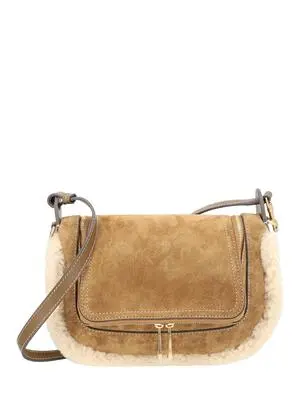 ANYA HINDMARCH Vere Shearling Bag - Brown