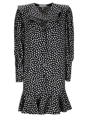 Chloé Mini Dress With Collar - Black
