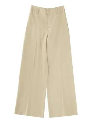 ALYSI Linen Blend Tailored Pants - Beige