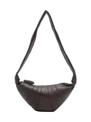 LEMAIRE Small Croissant Knotted Shoulder Bag - Brown