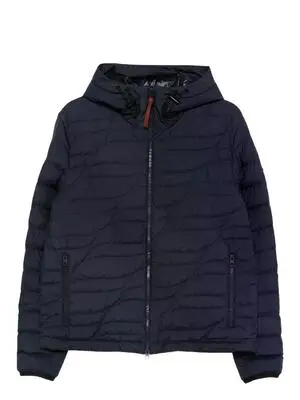 Moncler Hooded Zip-fastening Jacket - Blue