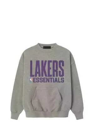 Fear Of God Lakers Sports Fit Crewneck Sweatshirt - Grey