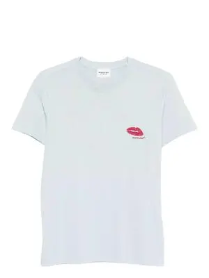 MARANT ETOILE Lip Motif T-shirt - Blue