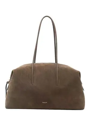 DEMELLIER Stockholm Suede Shoulder Bag - Brown