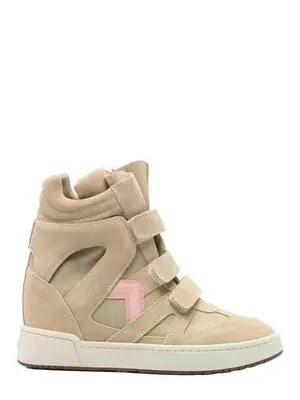 Isabel Marant High-top Wedge Sneakers - Neutrals