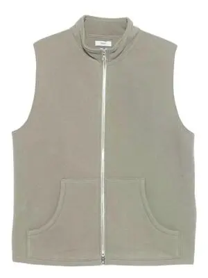 RIER Zip-fastening Pocket Gilet - Grey