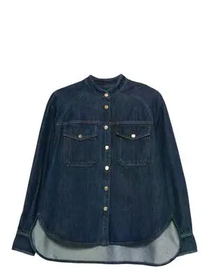 FORTE_FORTE Denim Shirt - Blue