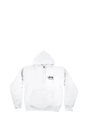 StÜssy Drawstring Hoodie - White
