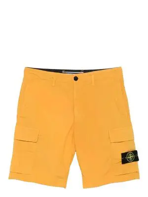 Stone Island Cargo Pocket Shorts - Yellow