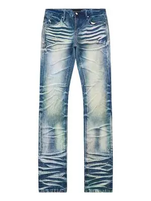 RtA Clayton Skinny Jeans - Blue